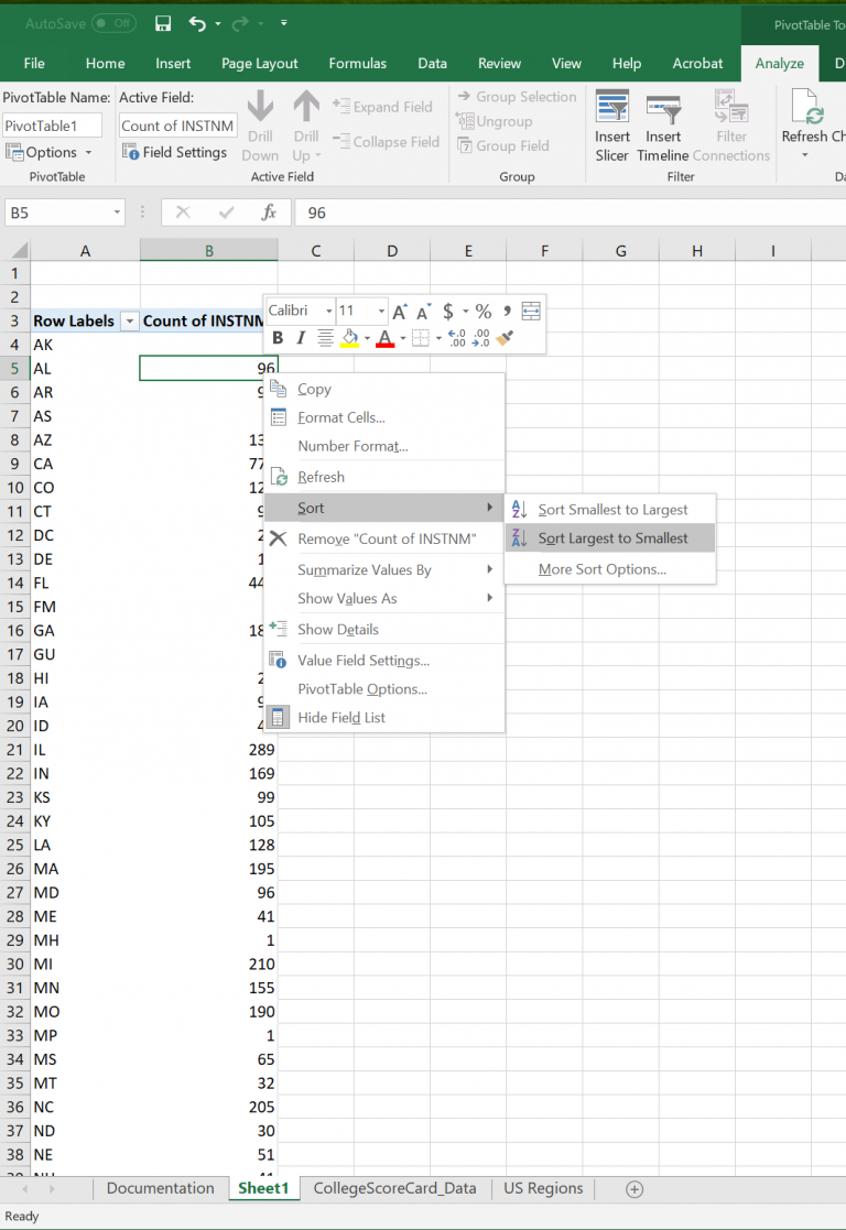 62 Sort And Filter Pivottable Data Excel For Decision Making